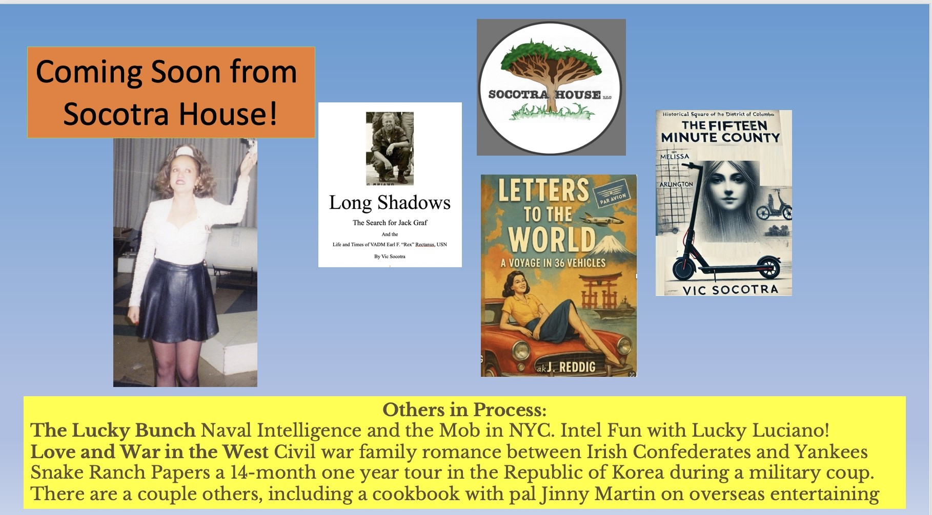 Author Interview with JR Reddig – Vic Socotra